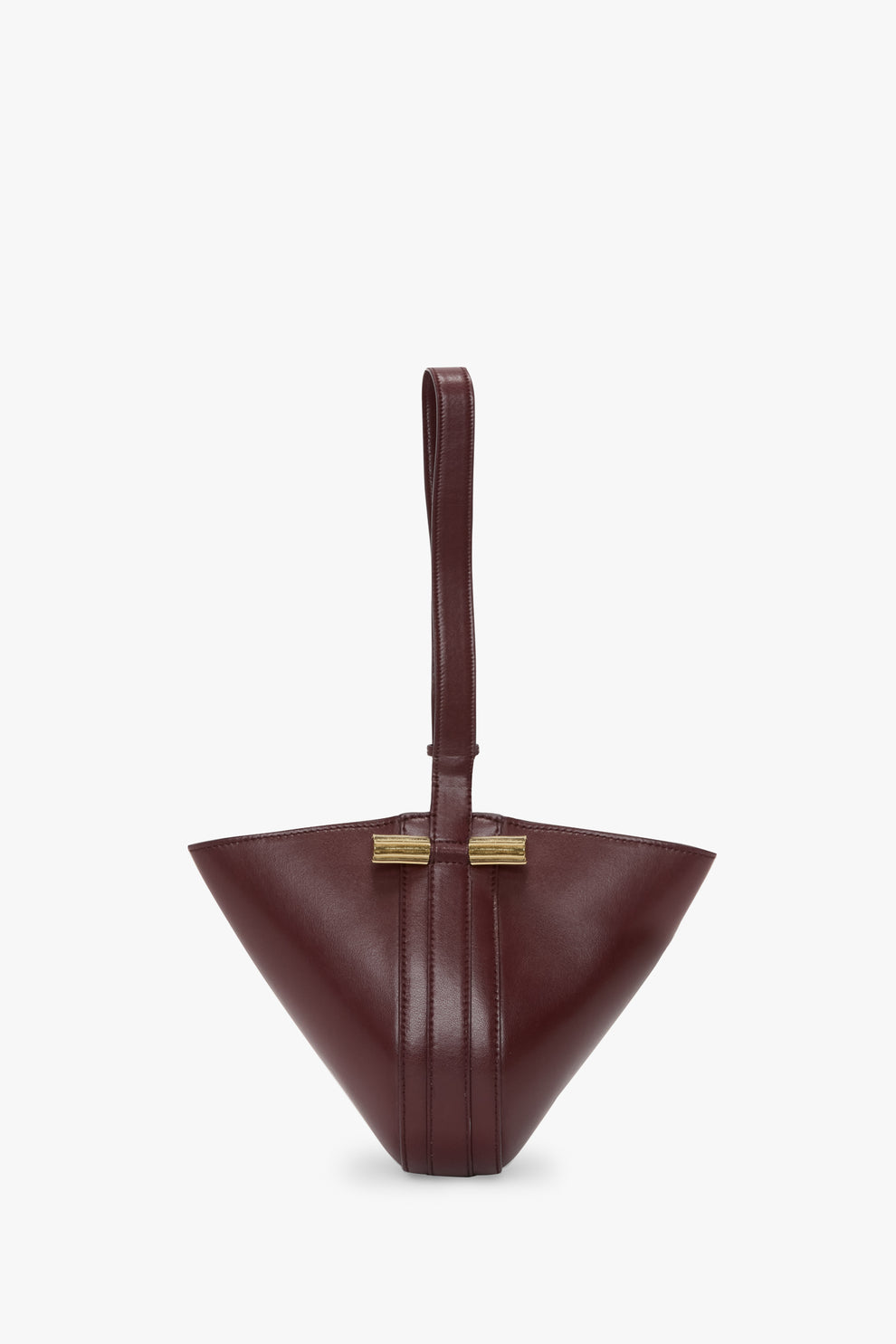 Dia Pouch Mini In Burgundy Leather – Victoria Beckham Inc